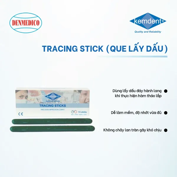 TRACING STICK (QUE LẤY DẤU) - DENMEDICO | THIẾT BỊ NHA KHOA